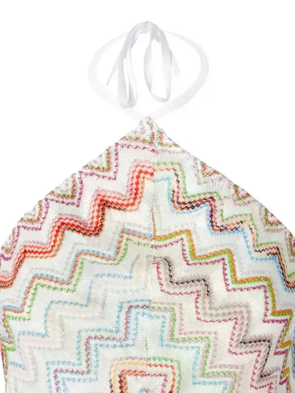Missoni Zigzag-woven Playsuit - White