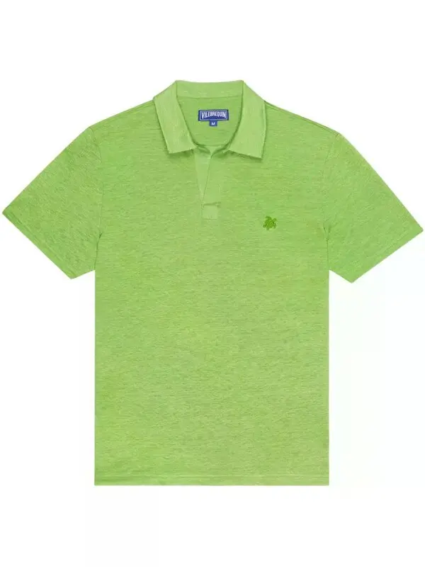 Vilebrequin Linen Polo Shirt - Green