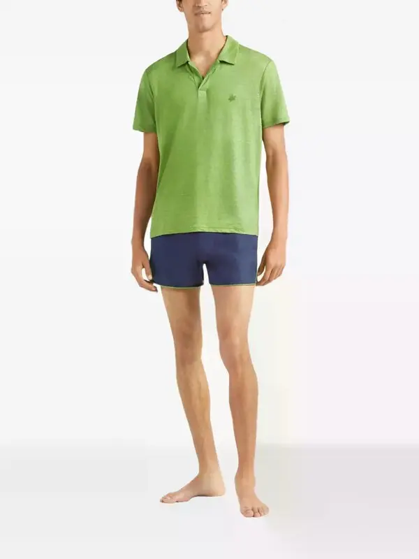 Vilebrequin Linen Polo Shirt - Green