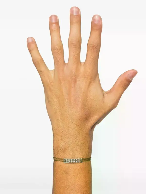 Le Gramme Buff-top Pyramid-guilloché Bracelet
