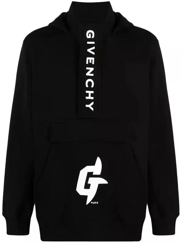 Givenchy Logo Cotton Hoodie