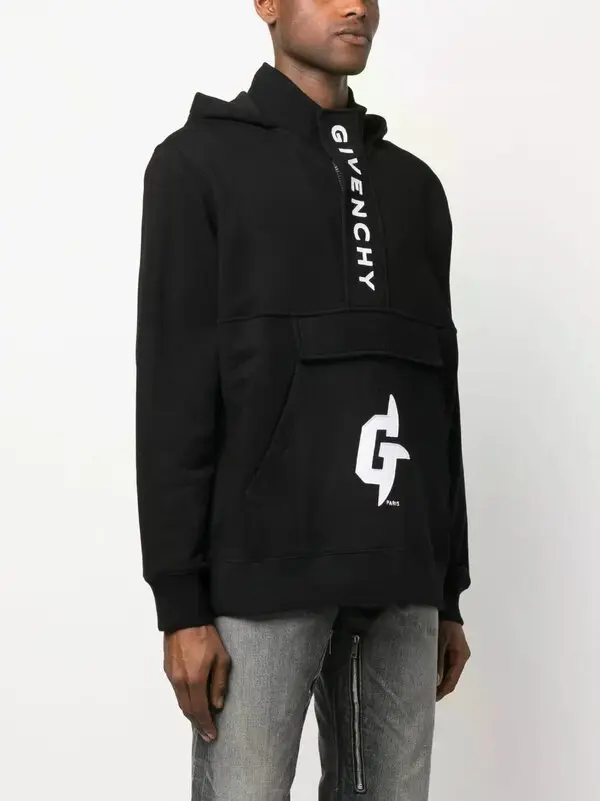 Givenchy Logo Cotton Hoodie