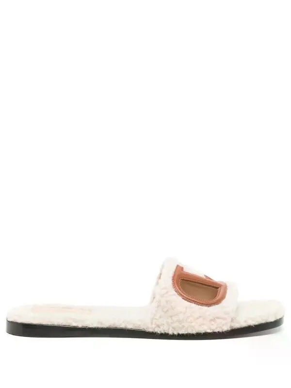 Valentino Garavani Vlogo Cut-out Slippers