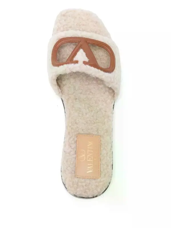 Valentino Garavani Vlogo Cut-out Slippers