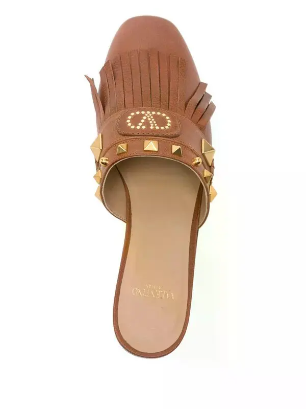 Valentino Garavani Plaster Caster Mules - Brown