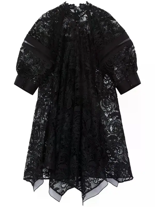 white puff sleeve lace dress I Flipped Corset Dress Pre-order / L main image 1