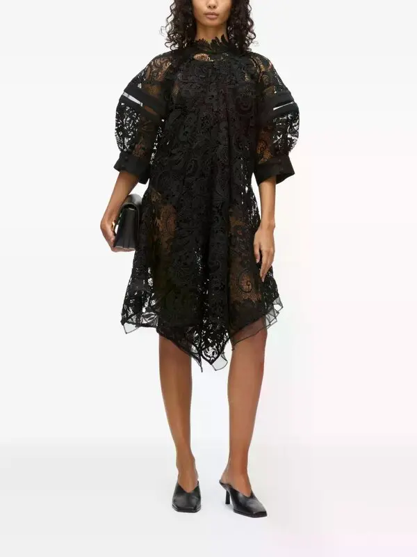 3.1 Phillip Lim Lace Mini Dress - Black
