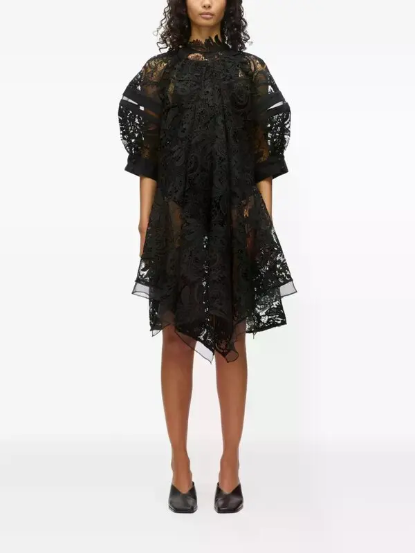 3.1 Phillip Lim Lace Mini Dress - Black