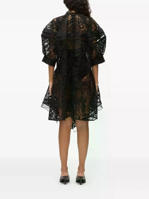3.1 Phillip Lim Lace Mini Dress - Black