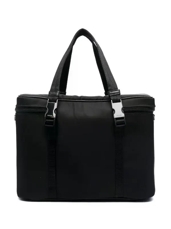 PRADA ブラック ナイロン ケース PRADA（プラダ） バッグ パソコンバッグ ナイロン ブラック クラッチ