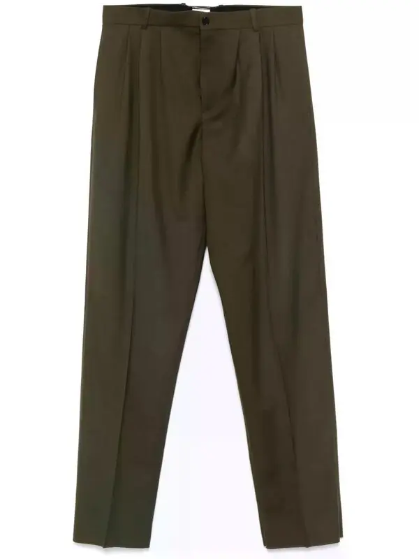Saint Laurent Wool Gabardine Trousers