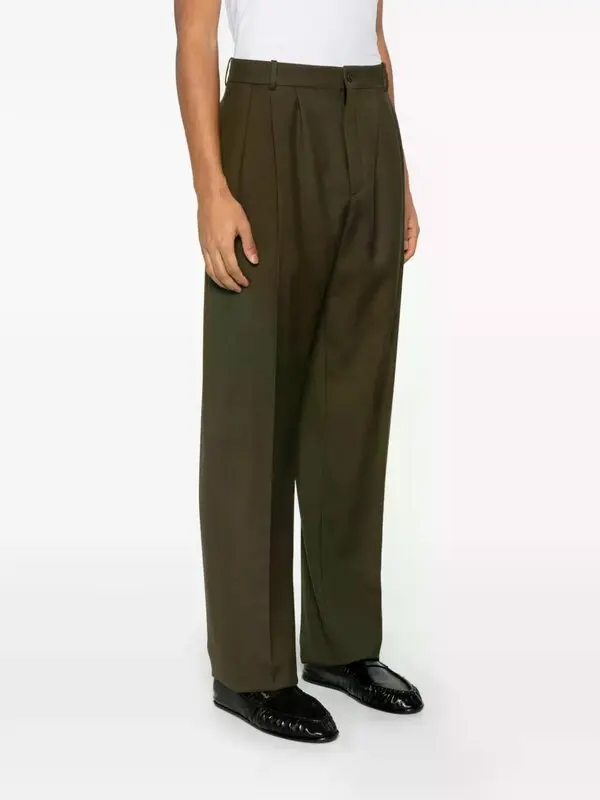Saint Laurent Wool Gabardine Trousers