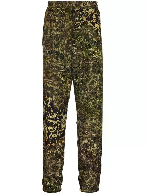 Givenchy 4g Animal-print Track Pants