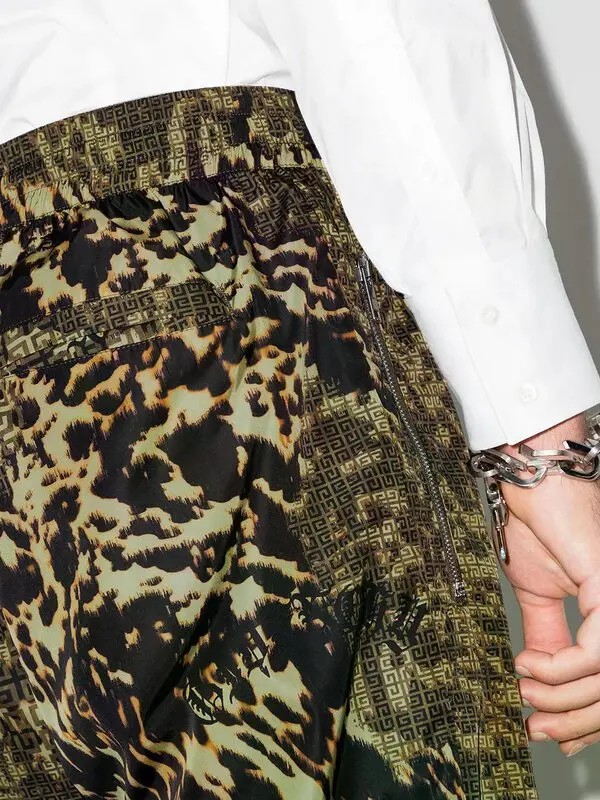 Givenchy 4g Animal-print Track Pants