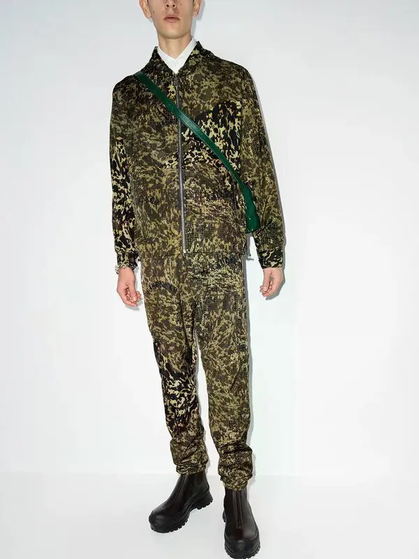 Givenchy 4g Animal-print Track Pants
