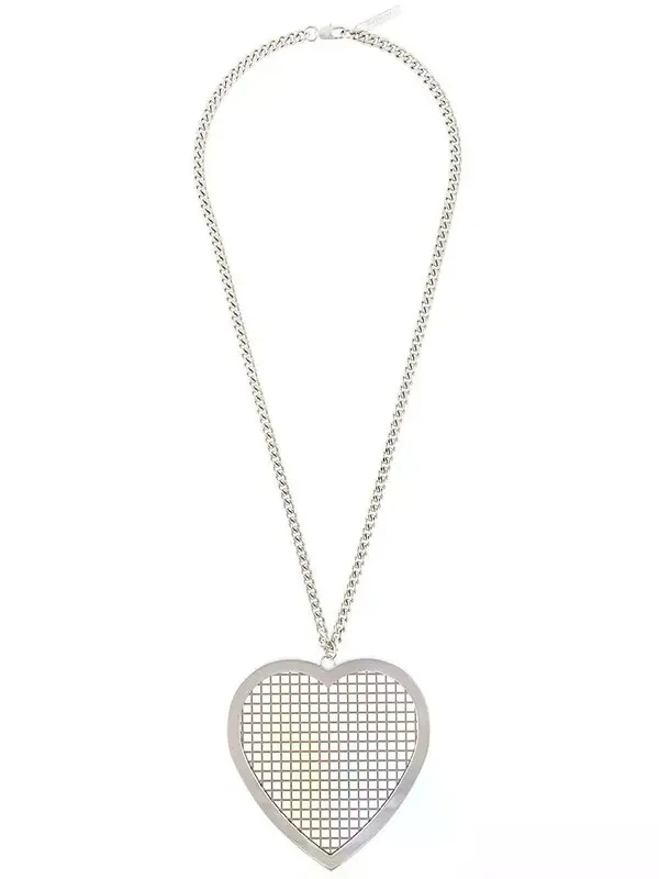 Givenchy Heart Pendant Necklace - Metallic