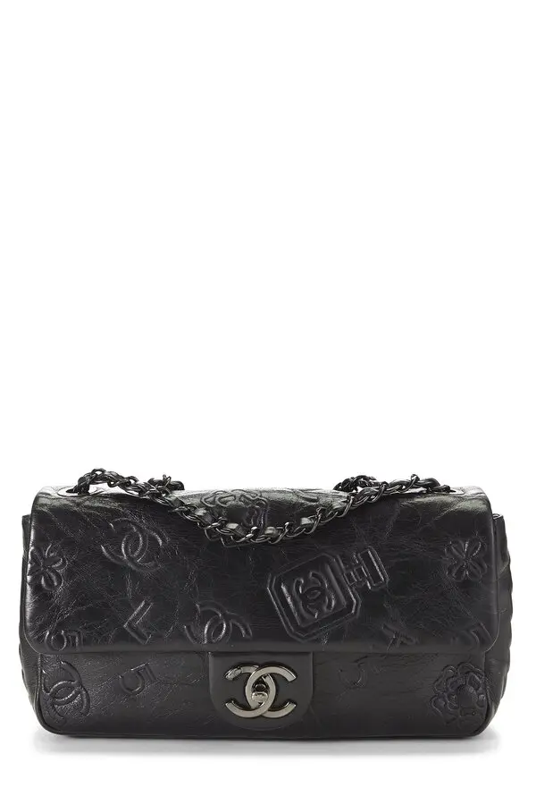 Chanel Embossed Flap Bag