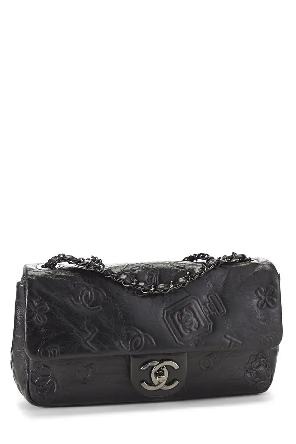 Chanel Embossed Flap Bag