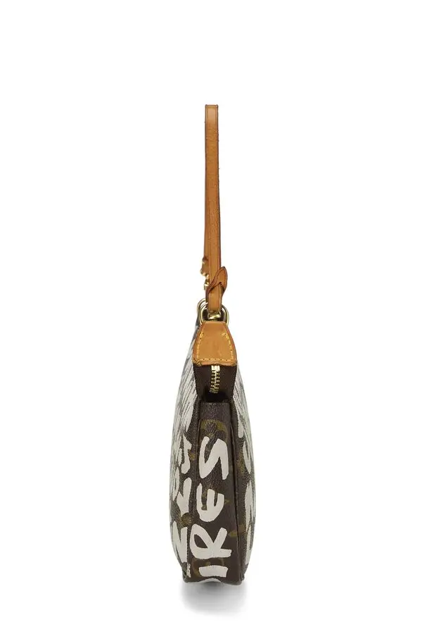 LOUIS VUITTON Stephen Sprouse Monogram Graffiti Pochette Accessoires - Grey