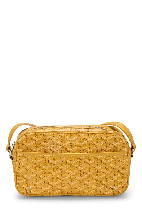 Goyard Goyardine Cap Vert Crossbody - Yellow