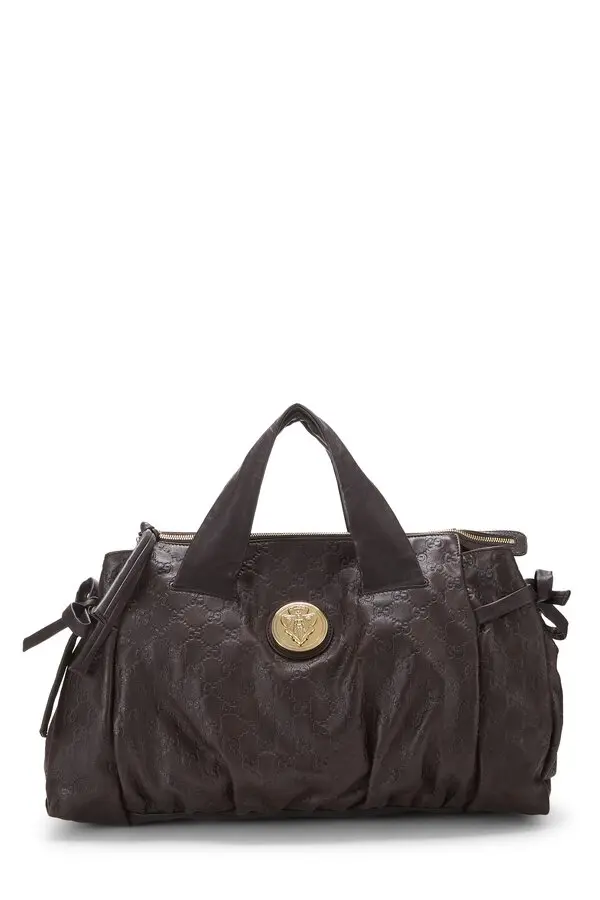 Gucci Guccissima Hysteria Tote - Brown