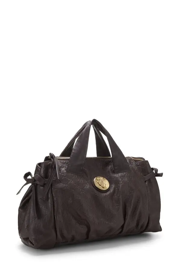 Gucci Guccissima Hysteria Tote - Brown