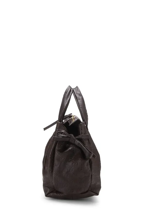Gucci Guccissima Hysteria Tote - Brown