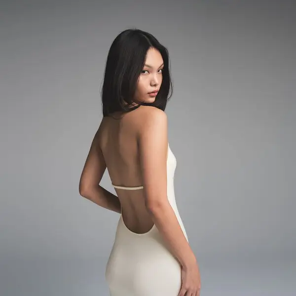 SKIMS Cloud Halter Long Dress
