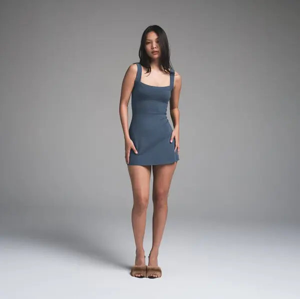 dark blue skims dress Jenni Kayne Women's Rib Tank Top Dress Size Large main image 1