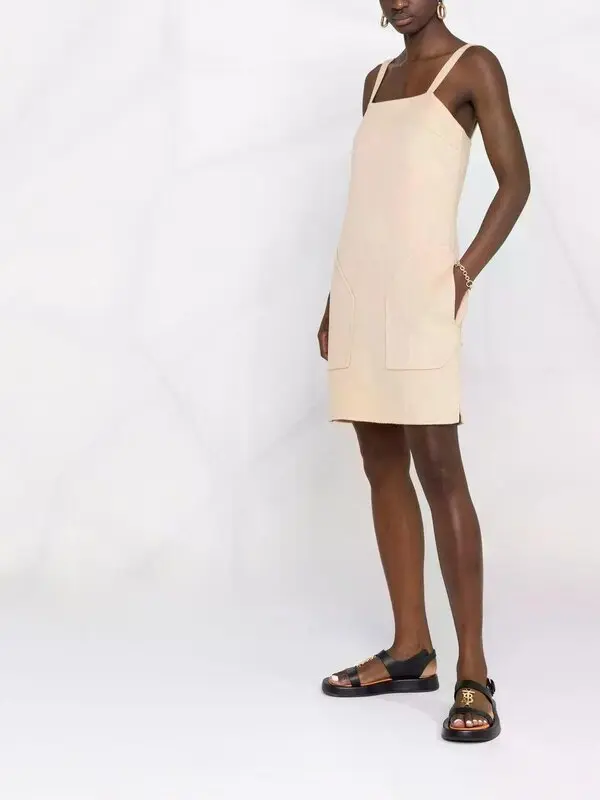 Max Mara Sleeveless Square Neck Dress