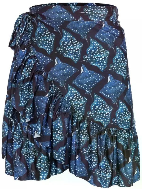 LYGIA & NANNY Laurita Mini Skirt - Blue