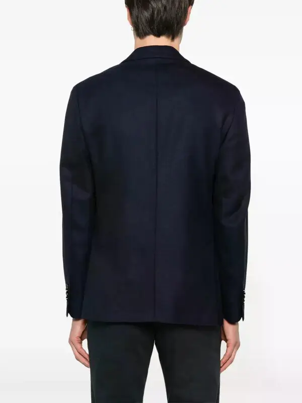 LARDINI Wool Blazer - Blue