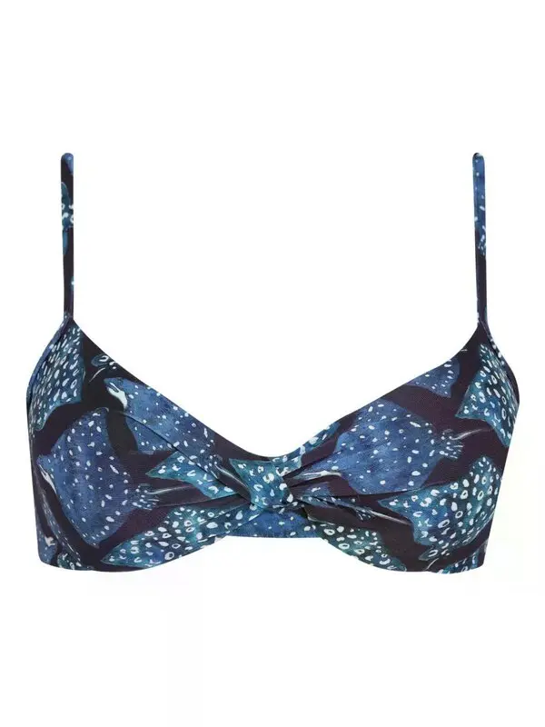 LYGIA & NANNY Fiji Bikini Top - Blue