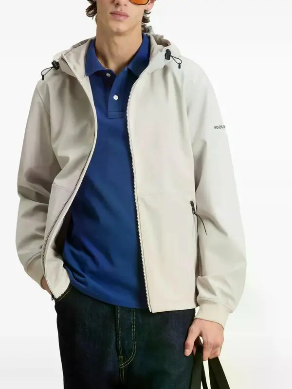 Woolrich Technical Hooded Jacket - Neutrals