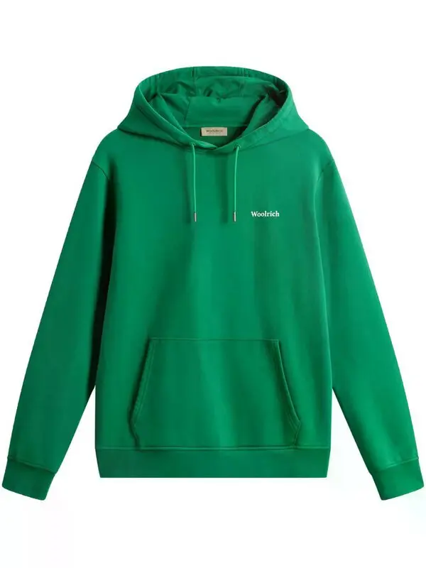 Woolrich Graphic-print Hoodie - Green