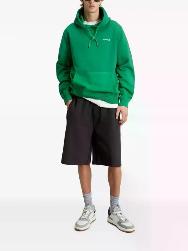 Woolrich Graphic-print Hoodie - Green