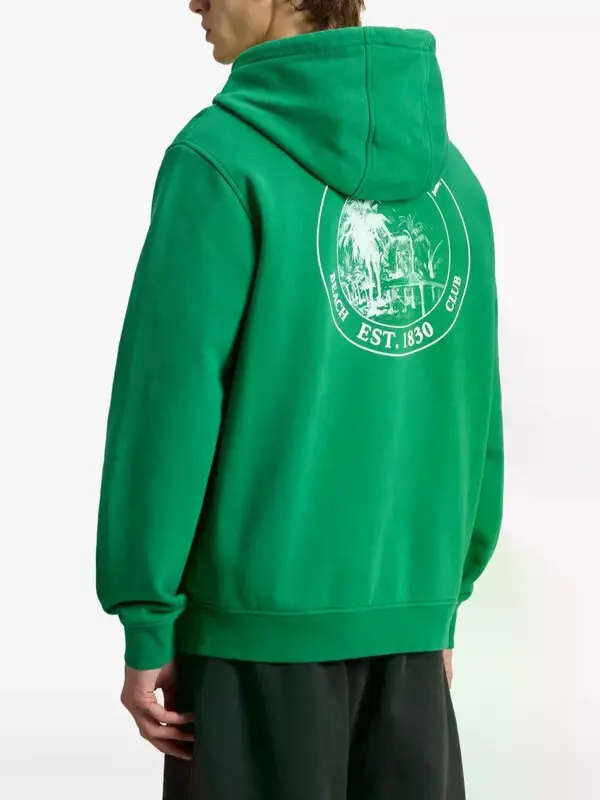 Woolrich Graphic-print Hoodie - Green