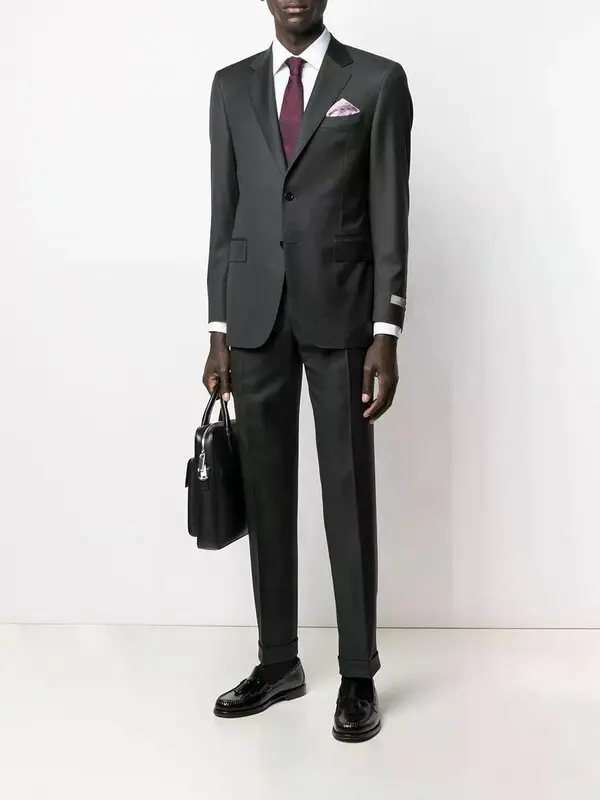 Canali Wool Single-breasted Suit