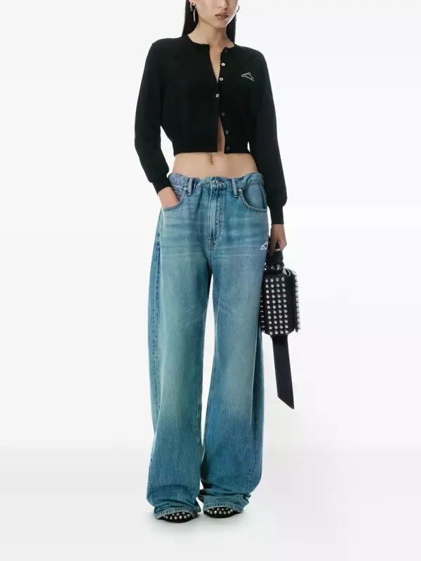 Alexander Wang Logo-print Cardigan