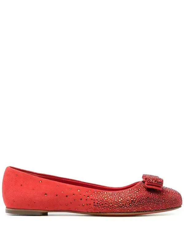 FERRAGAMO Vara Bow Ballerina Shoes