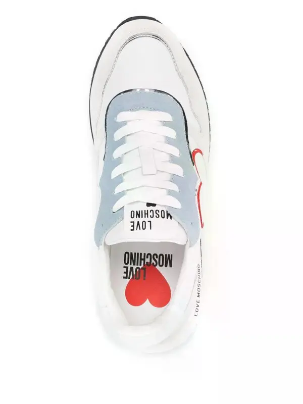 Moschino Heart-embroidered Sneakers