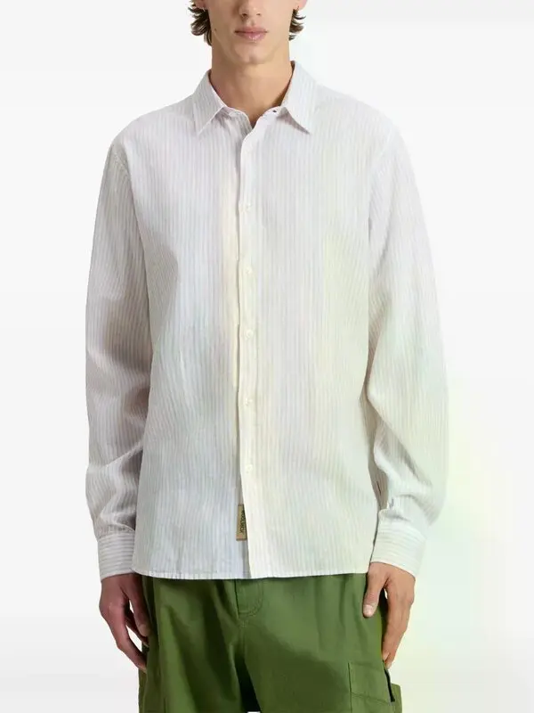 Woolrich Striped Button-up Shirt - White