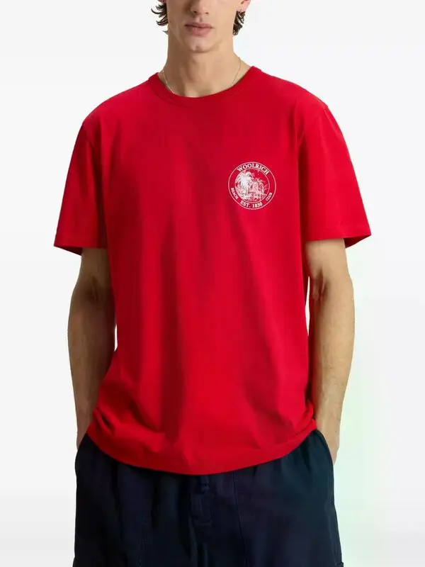 Woolrich Logo-print T-shirt - Red