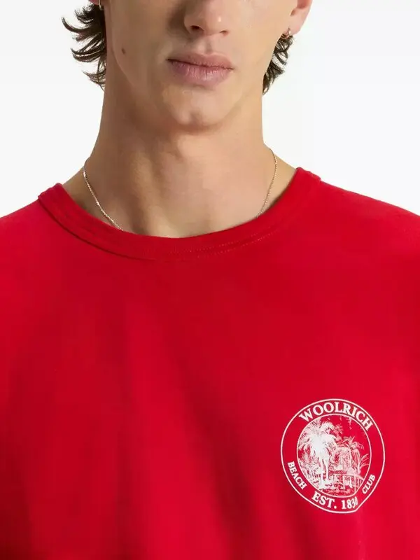 Woolrich Logo-print T-shirt - Red