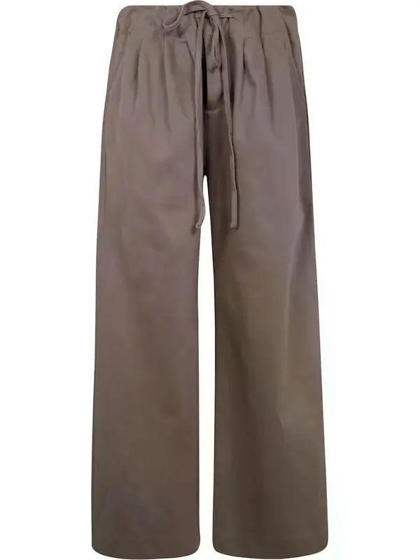 ENTIRE STUDIOS Cinch Wide-leg Trousers - Brown