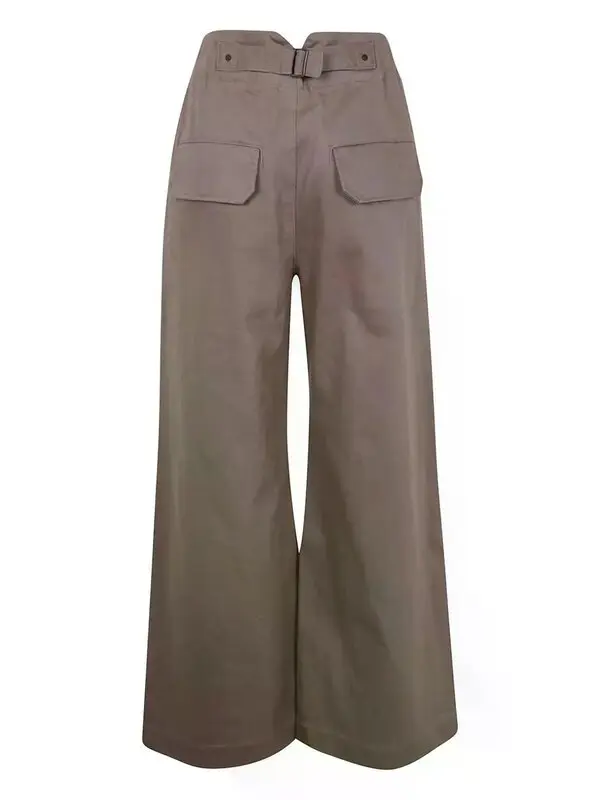 ENTIRE STUDIOS Cinch Wide-leg Trousers - Brown
