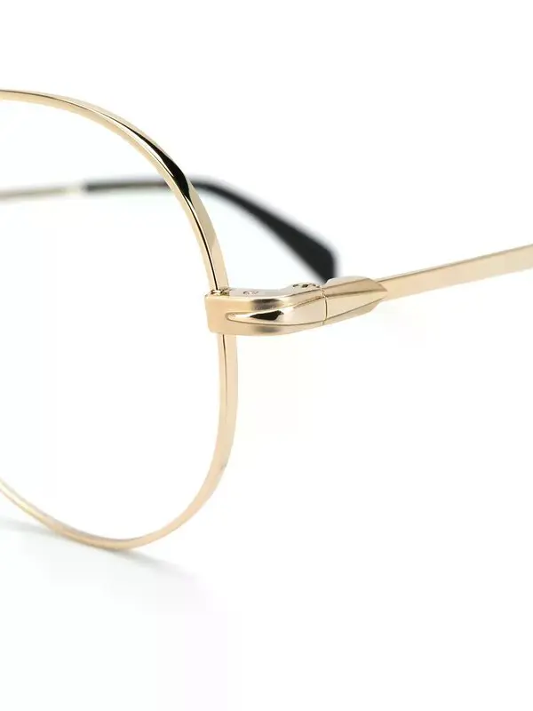 DB EYEWEAR BY DAVID BECKHAM Polished Aviator-frame Glasses