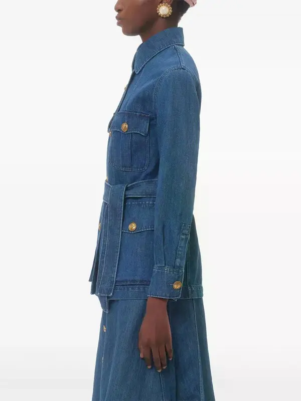 Valentino Garavani Sahariana Denim Jacket