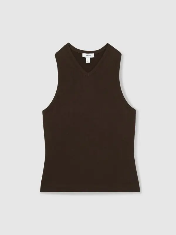 REISS Clara Racerback Vest Top