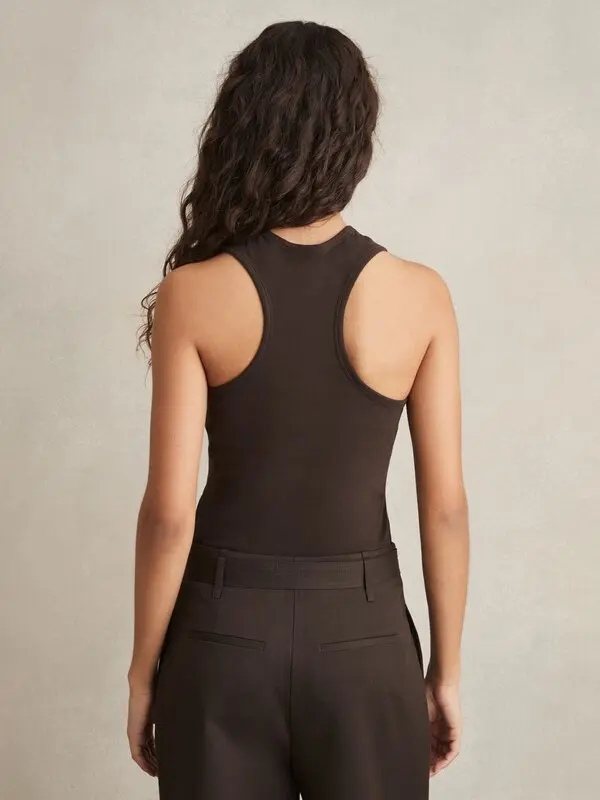 REISS Clara Racerback Vest Top